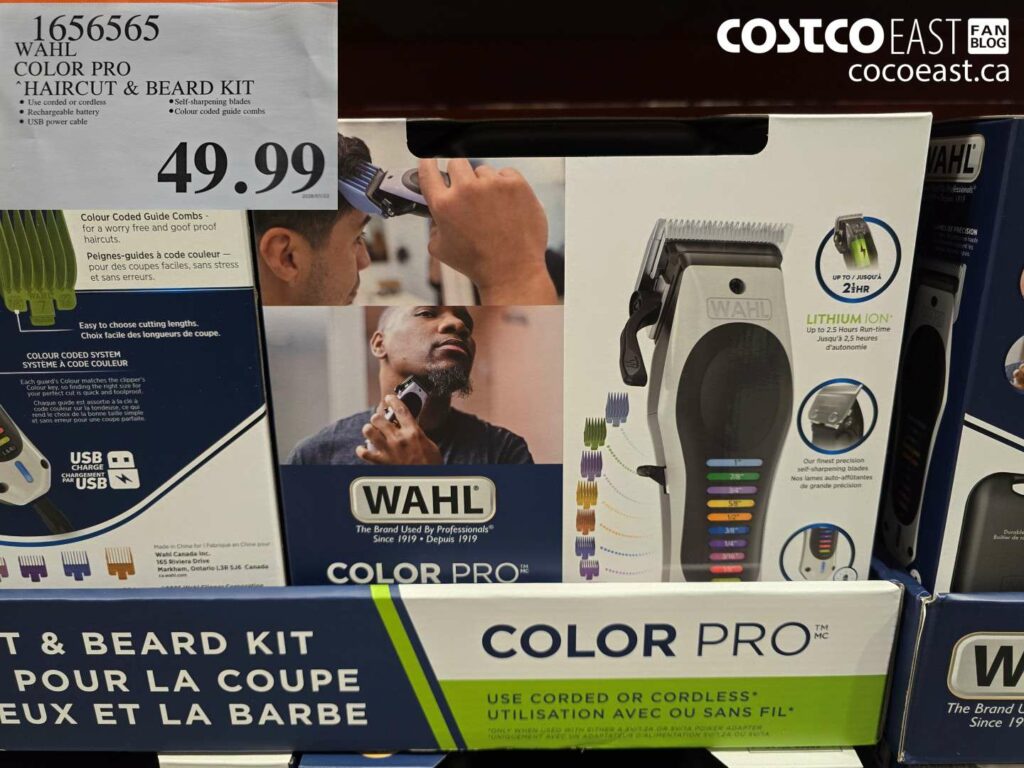 1656565 WAHL COLOR PRO HAIRCUT BEARD KIT 49 99 - Costco East Fan Blog