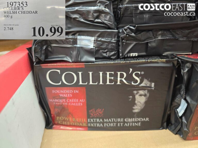 197353 COLLIER S WELSH CHEDDAR 400 G 10 99 - Costco East Fan Blog