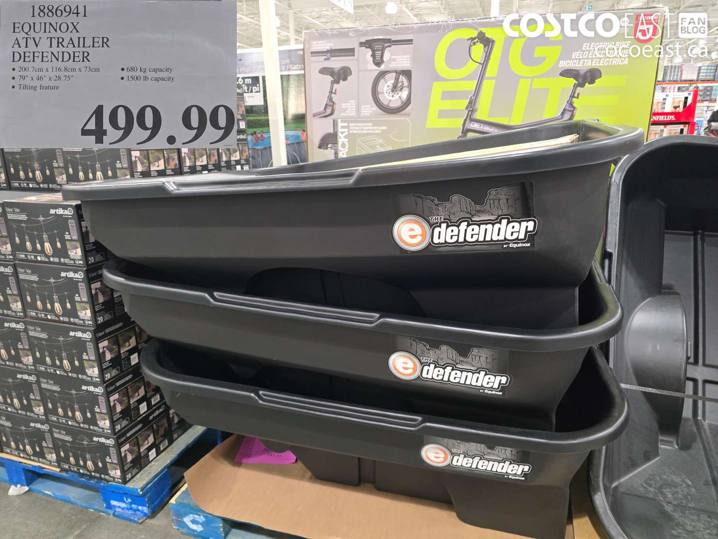 1886941 EQUINOX ATV TRAILER DEFENDER 499 99 - Costco East Fan Blog