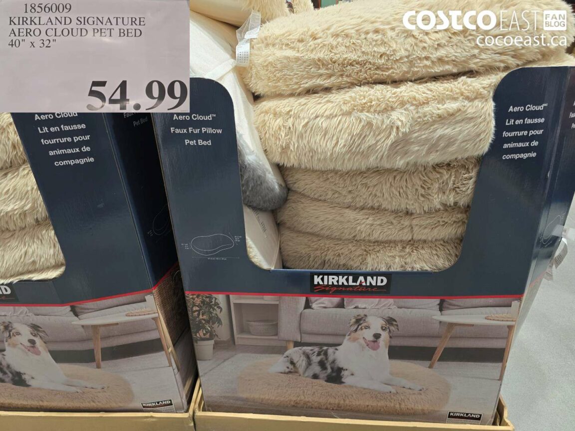 1856009 KIRKLAND SIGNATURE AERO CLOUD PET BED 40 x 32 54 99 - Costco ...